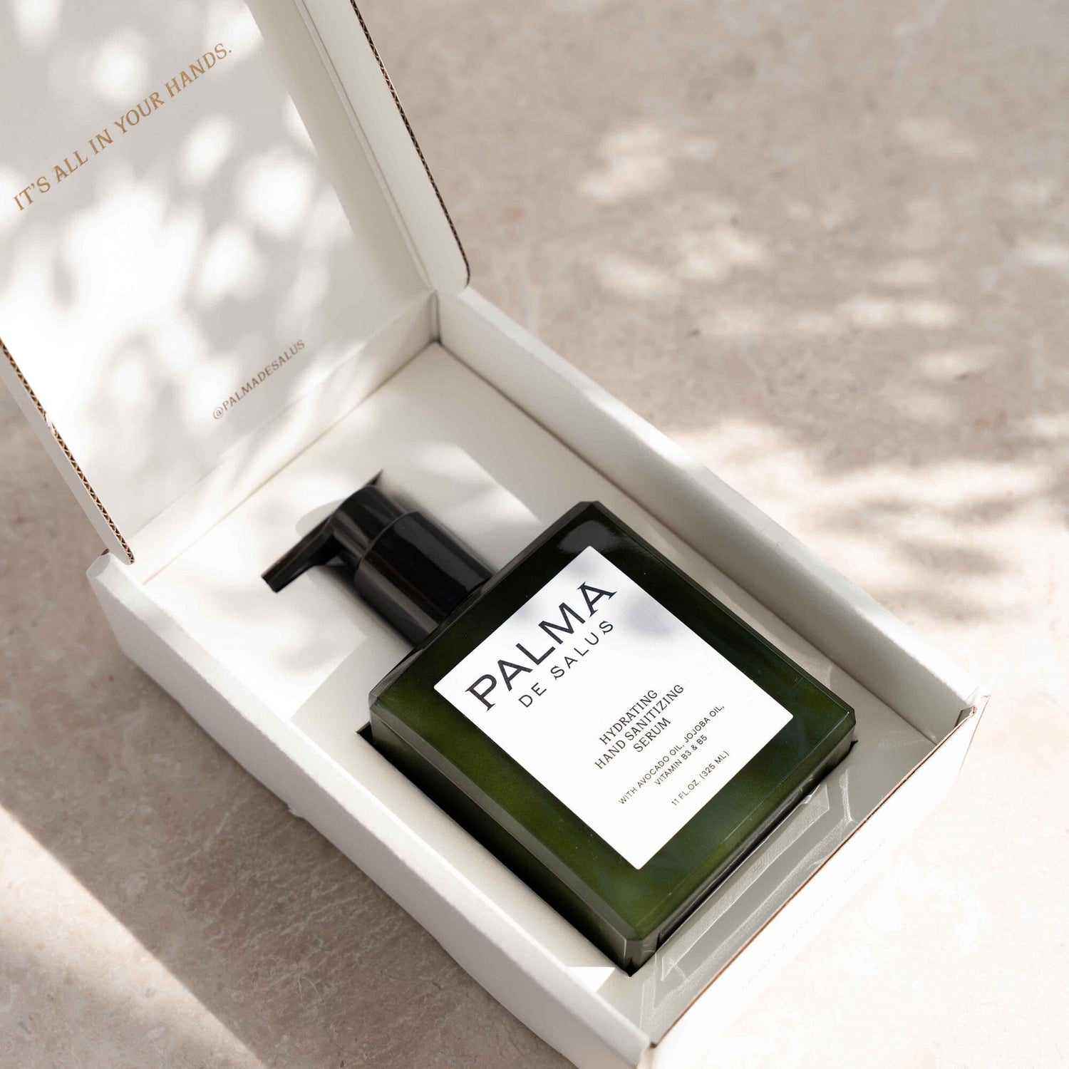 Palma de Salus Hydrating Hand Sanitizing Serum Home Size 11oz - Palma ...